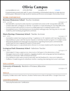 How to Write a Teacher Resume [Plus Free Template]