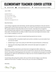 How to Write a Teacher Cover Letter [with Template]