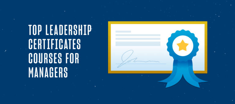 Top Leadership Certificates Courses for Managers