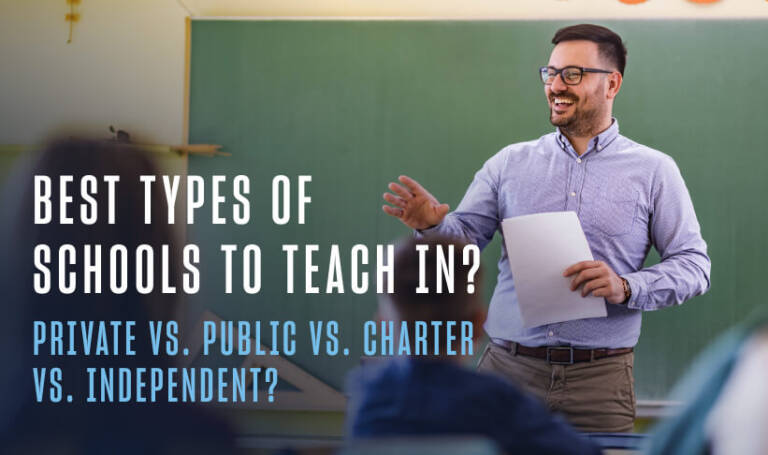 Is It Better to Teach in a Private or Public School?